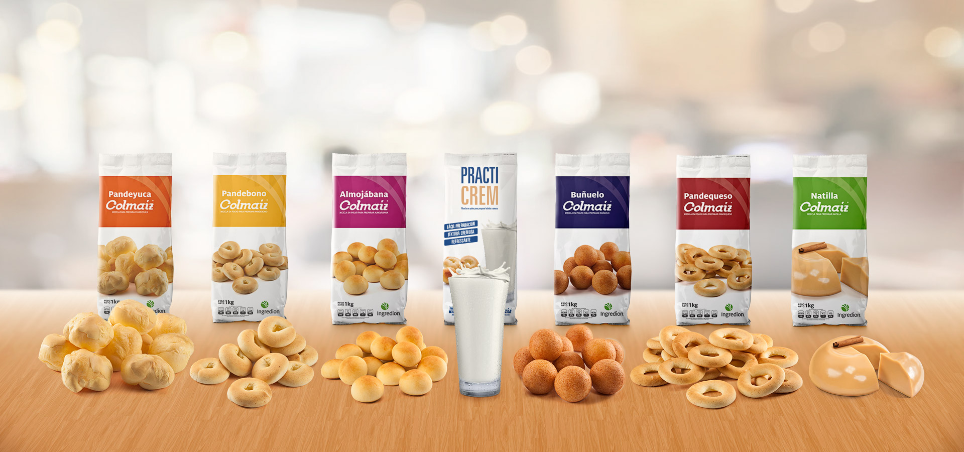 Pandebono Colmaíz – Mezcla en polvo para preparar pandebono